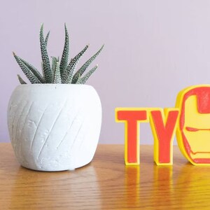 Personalized Superhero Name Plate, Avengers Desk Plate, Marvel Comics ...