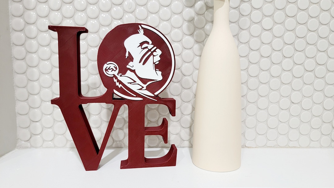 Personalized Florida State LOVE Sign, Seminole Graduation Present ...