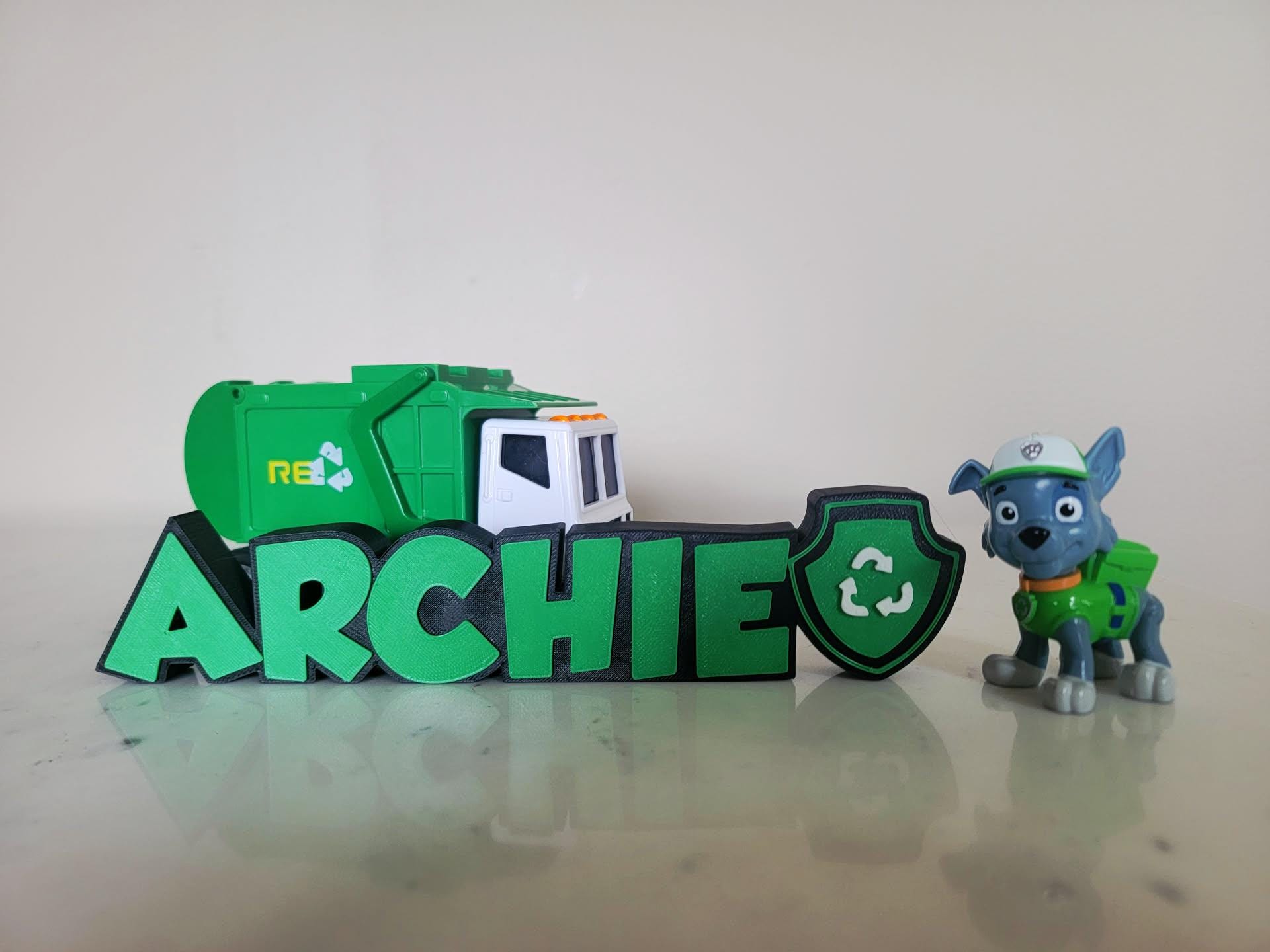 Personalized Paw Patrol Name Plate, Paw Patrol Style Desk Plate, , Kids ...