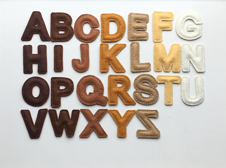 Stuffed Soft Alphabet Letters for Kids Learning Felt Educational Toy ...