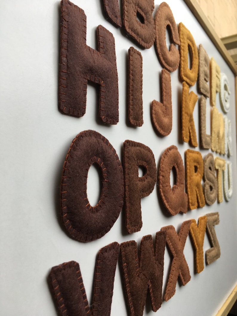 Stuffed Soft Alphabet Letters for Kids Learning Felt Educational Toy ...