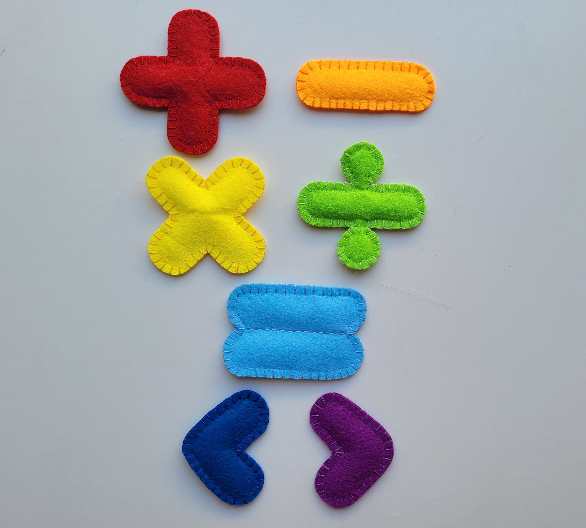 Personalised Felt Alphabet Letters and Numbers Learning Toy for ...