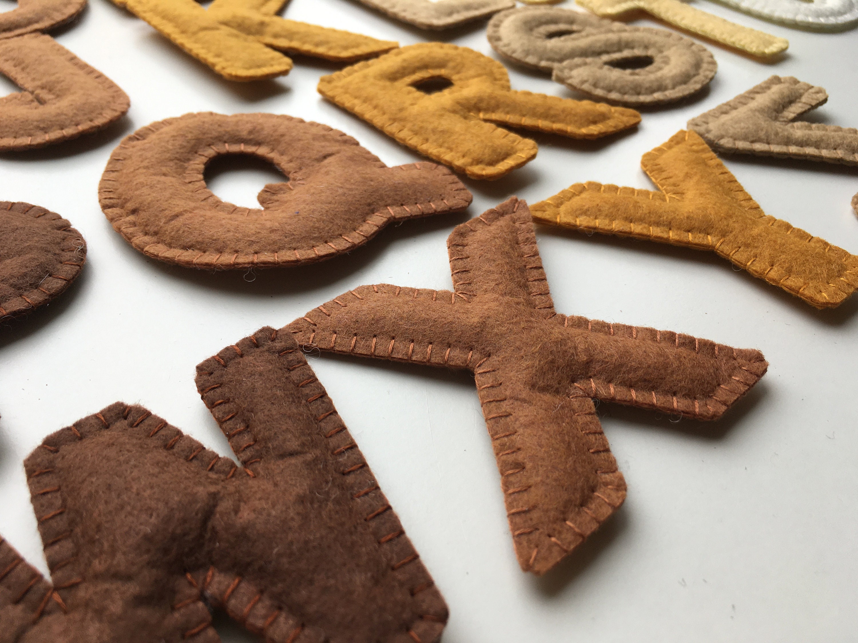 Stuffed Soft Alphabet Letters for Kids Learning Felt Educational Toy ...