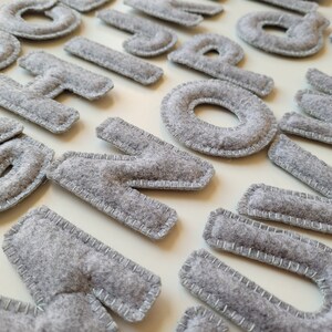 Toddler Preschool Toy Handmade Alphabet Letters Uppercase Alphabet Set ...