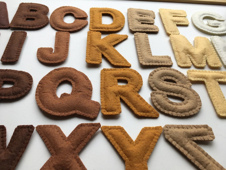 Stuffed Soft Alphabet Letters for Kids Learning Felt Educational Toy ...