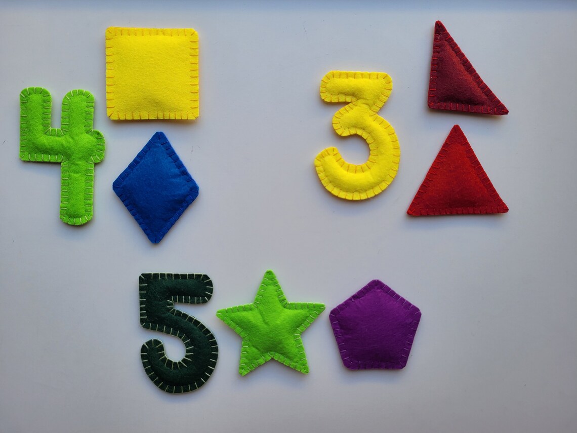 Personalised felt alphabet letters and numbers Learning toy | Etsy