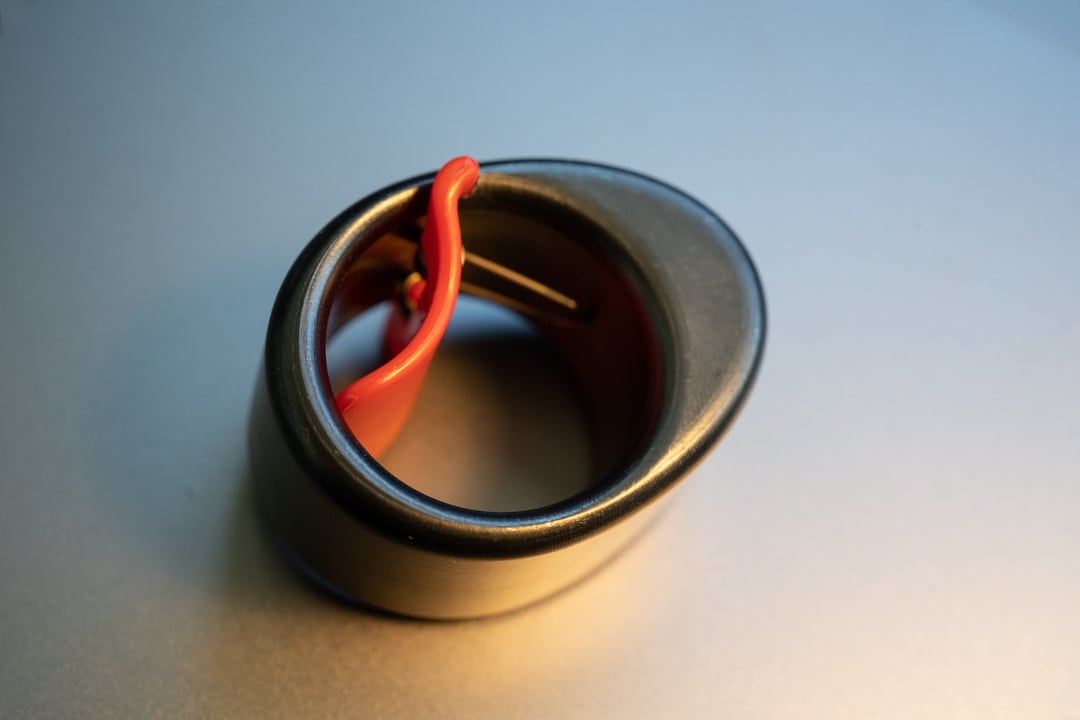 Set of 3 | Black Mountain Slide Ring - Etsy