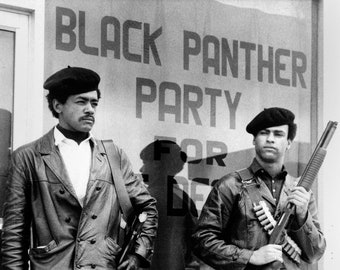 Black Panther Party HUEY NEWTON and Bobby Seale Black Power - Etsy