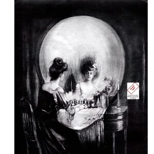 Skull Illusion Art Print 8x10 Victorian Fine Art All is Vanity Skull ...
