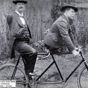 Armless Legless Bicycle Circus Act Weird Circus Clown Funny Madness ...