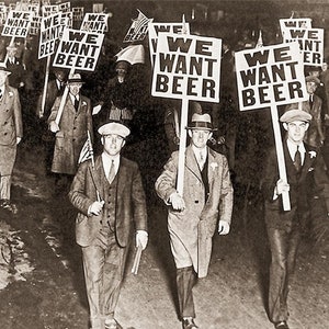 Prohibition Era March 1932 Bar Liquor Beer Alcohol Drink Ban Vintage ...