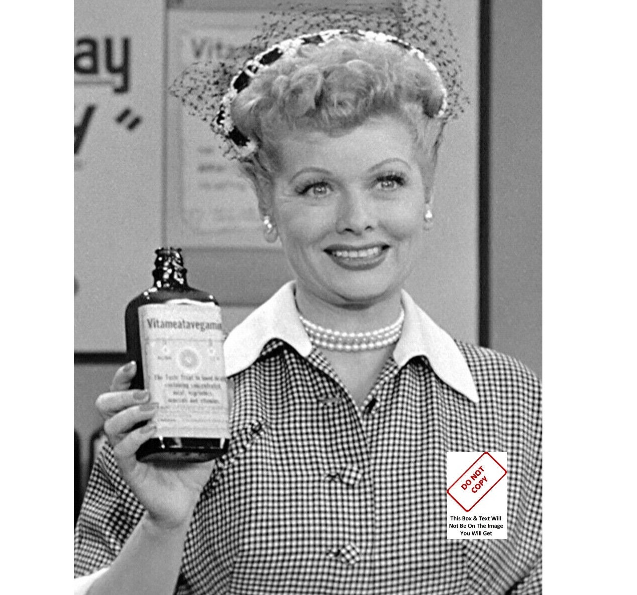 Lucille Ball in I Love Lucy Vitameatavegamin TV Episode Photo - Etsy