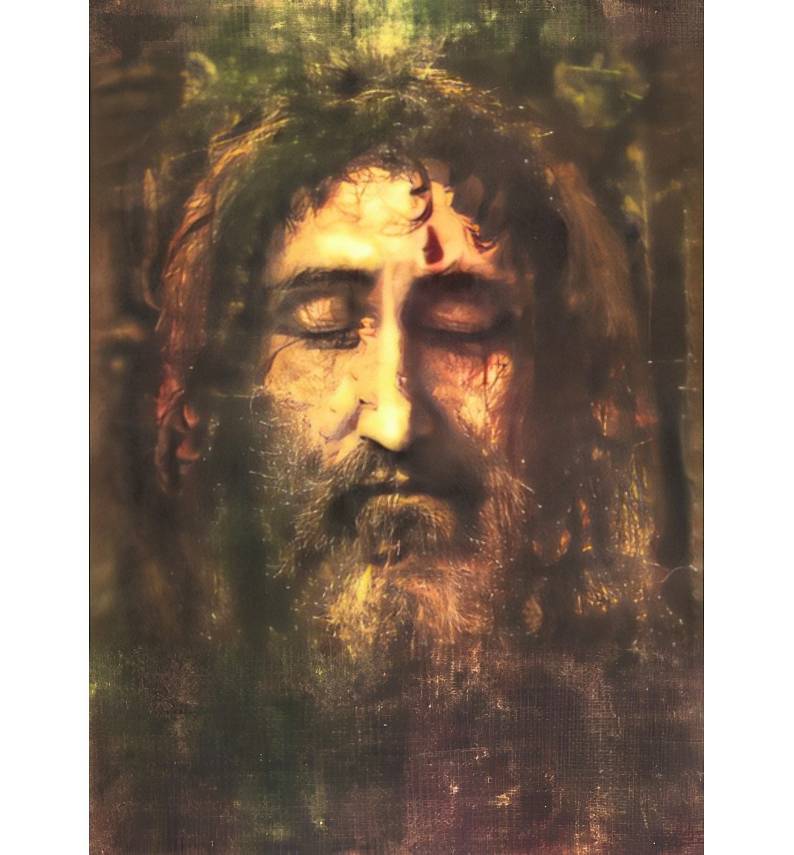 Sleeping Face of Jesus Christ Jesus Picture Jesus Face - Etsy