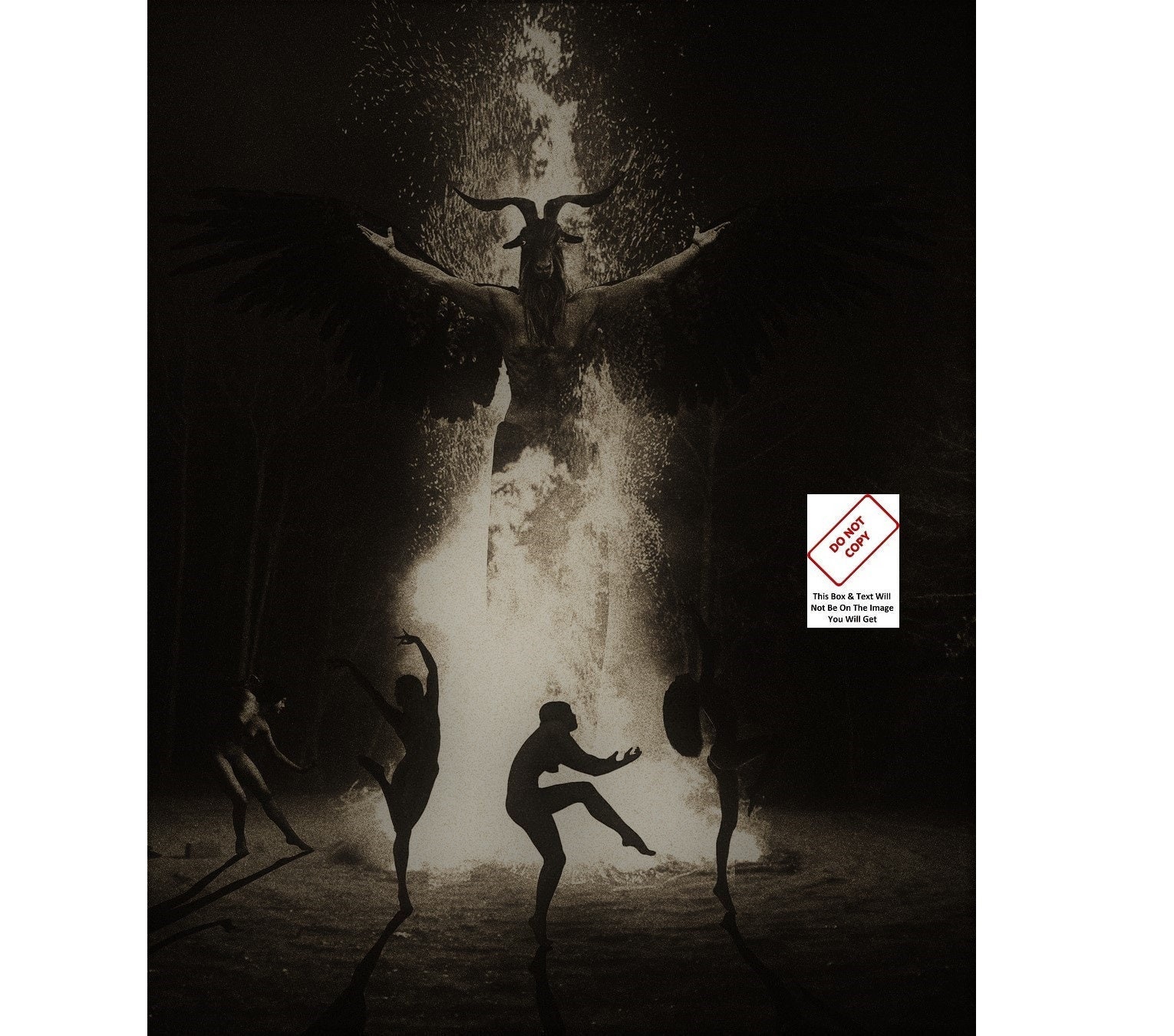 The Beast Baphomet Satan Satanic Ritual Dance Occult Occultism - Etsy