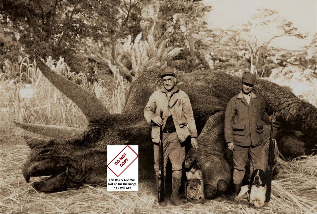 Triceratops Dinosaur Dead Dino Weird Dinosaur Hunters Men Freaky Odd ...
