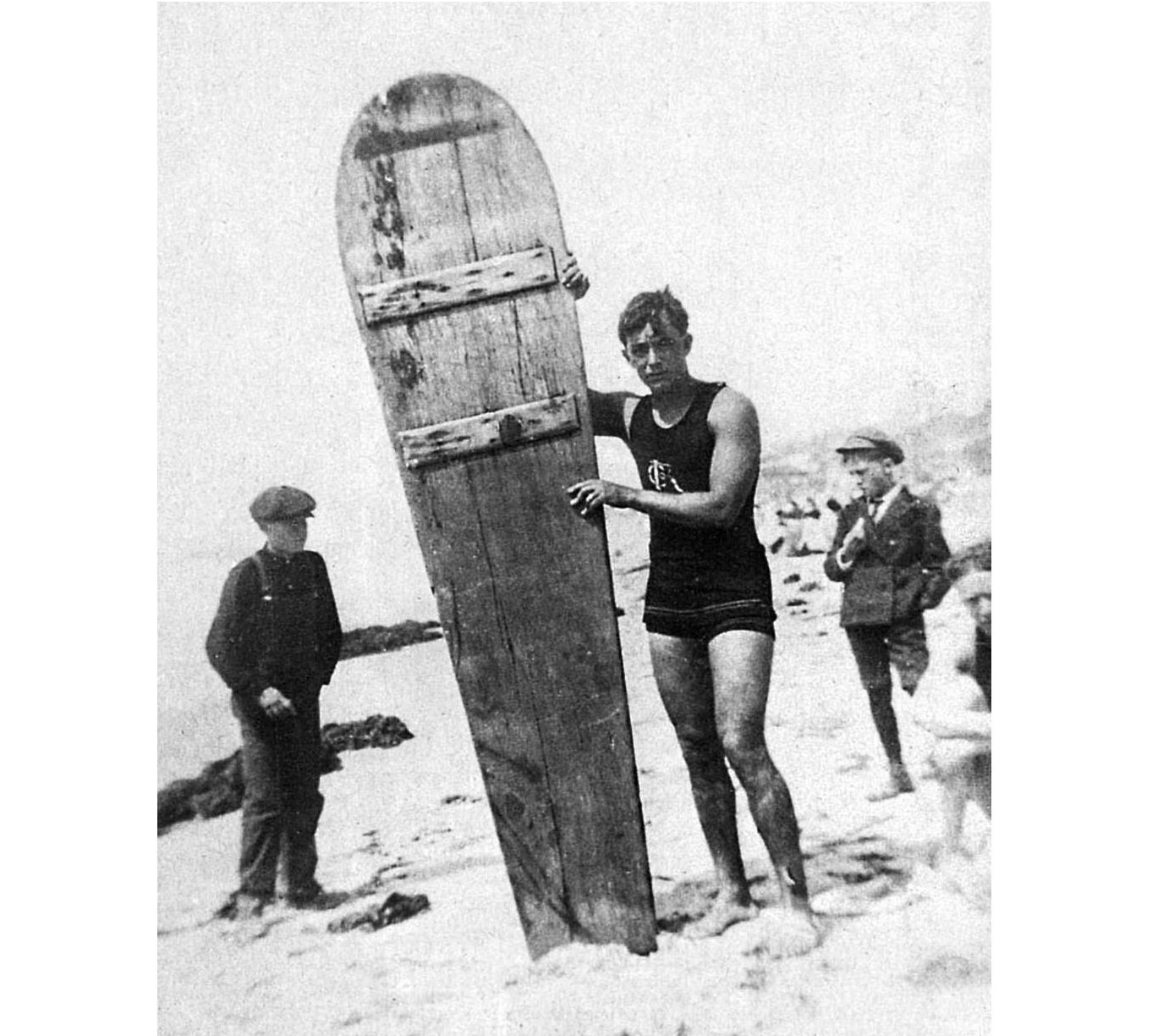 Old School Surfing 1920s Vintage Photo Beach Surf Surfers Man - Etsy Israel