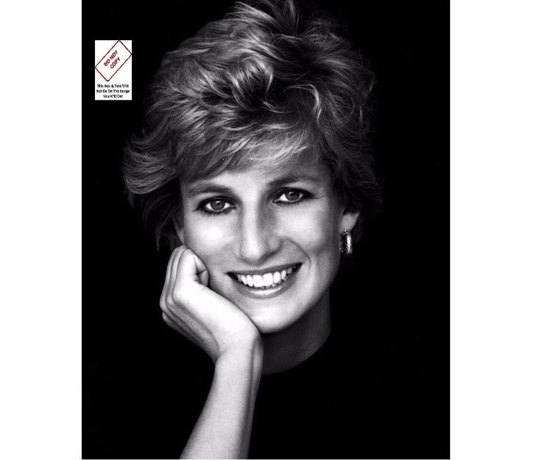 Princess Diana Photo Stunning Portrait Picture Royal Family Photo 4x6 ...