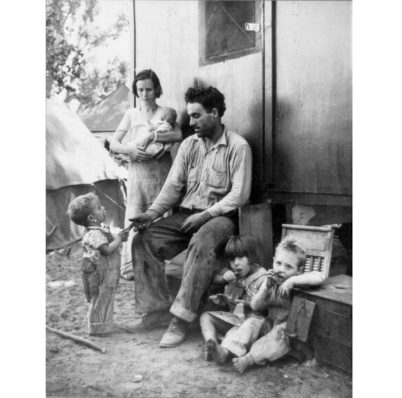 Great Depression Family Pictures