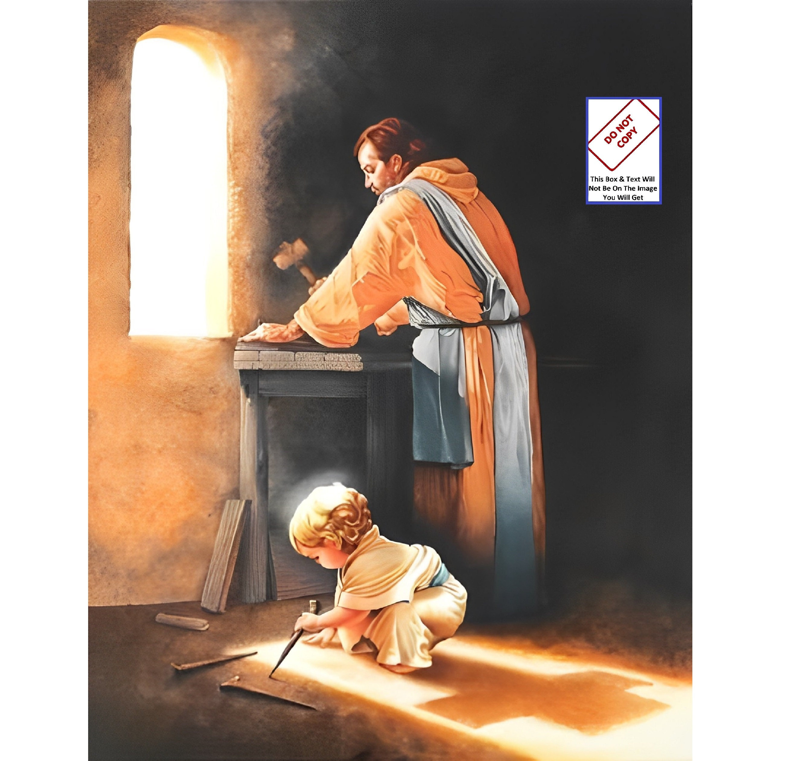 Destiny Young Boy Jesus as a Child Nails Spikes in - Etsy