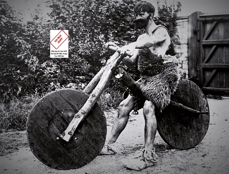 First Ever Harley Davidson Cavemen Biker Motorcycle Photo 5x7 - Etsy