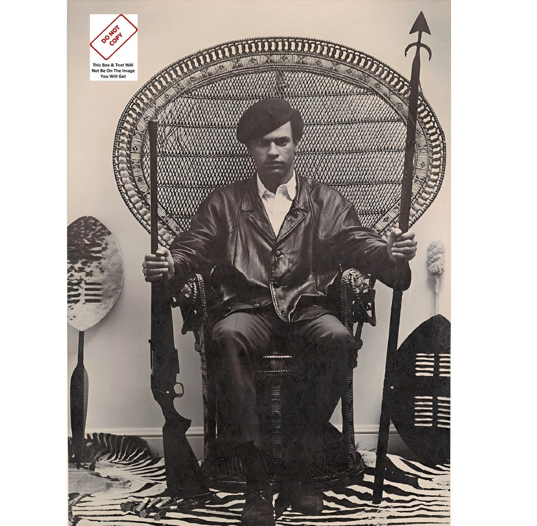 Black Panther Huey Newton Black Power Black Rights Black History Civil ...