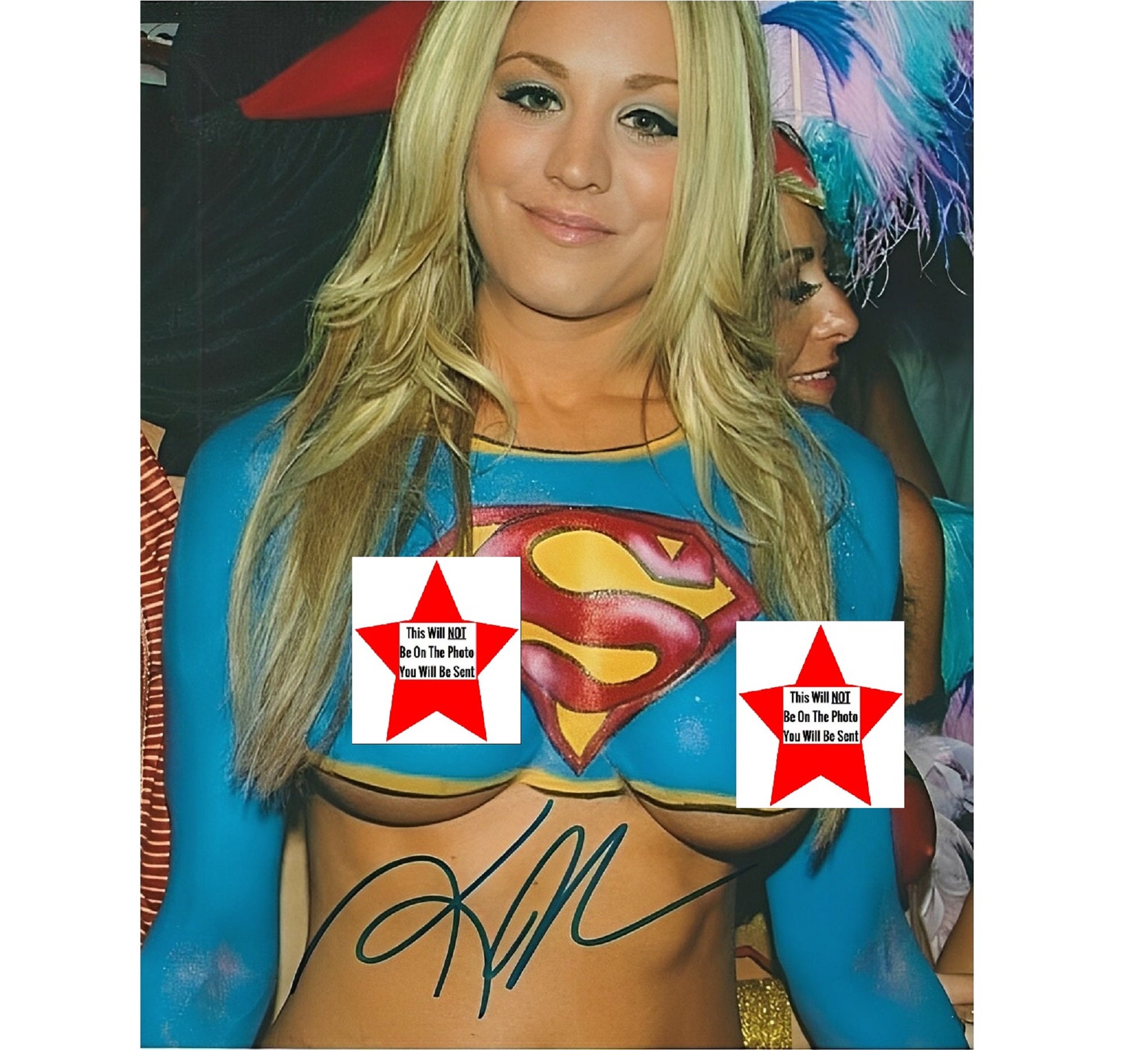 Kaley Cuoco Autograph Signed Photo Autographed Signature Big - Etsy