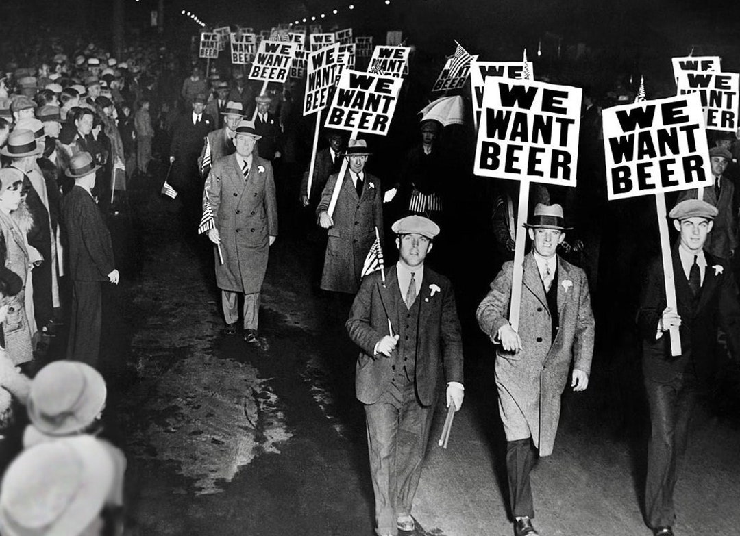 Prohibition Era March Speakeasy 1930s Prohibition Ends Beer - Etsy