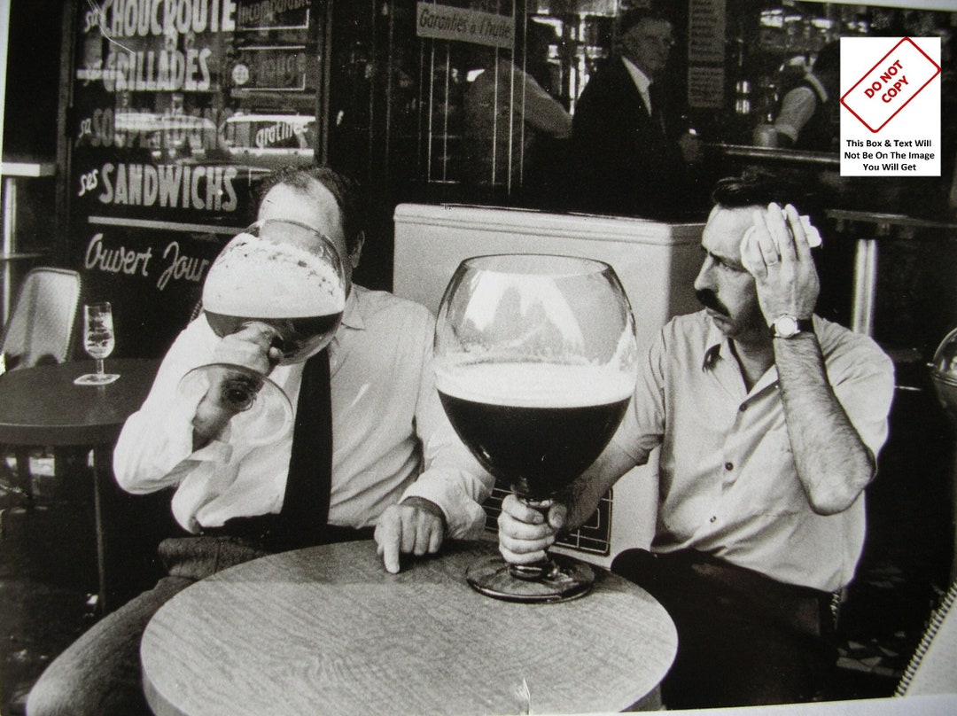 Giant Beer Glass, Guys Drinking, Pub Pint, Two Large Beers on A Hot Day ...