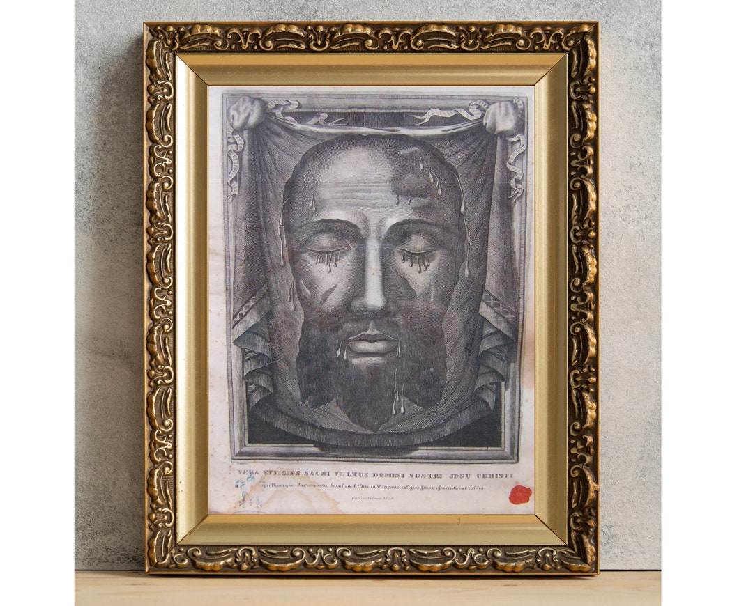 Holy Face of Jesus Christ Relic From Pope St Pius, Holy Face Rosary ...