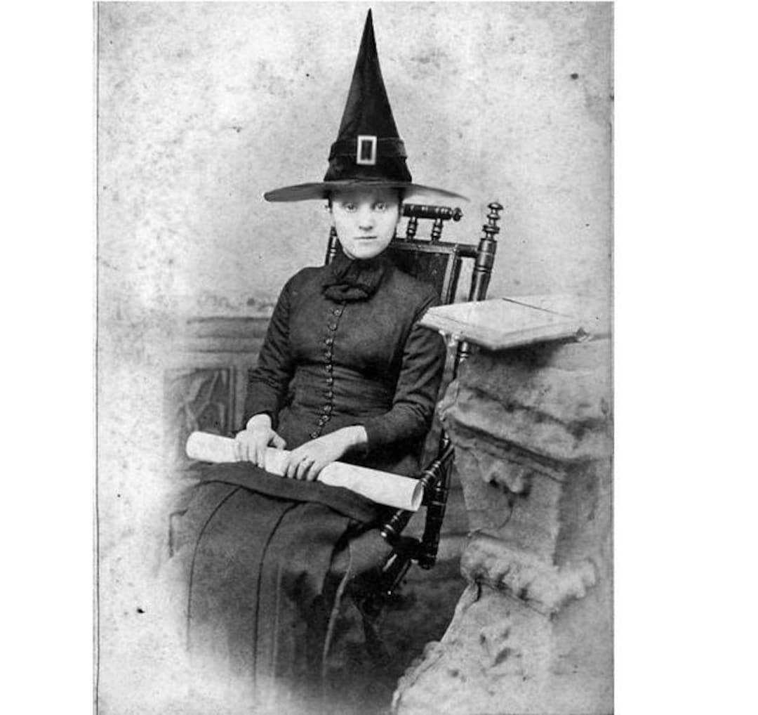Witch Photo Witches Witchcraft Witchy Halloween Old Vintage Photo