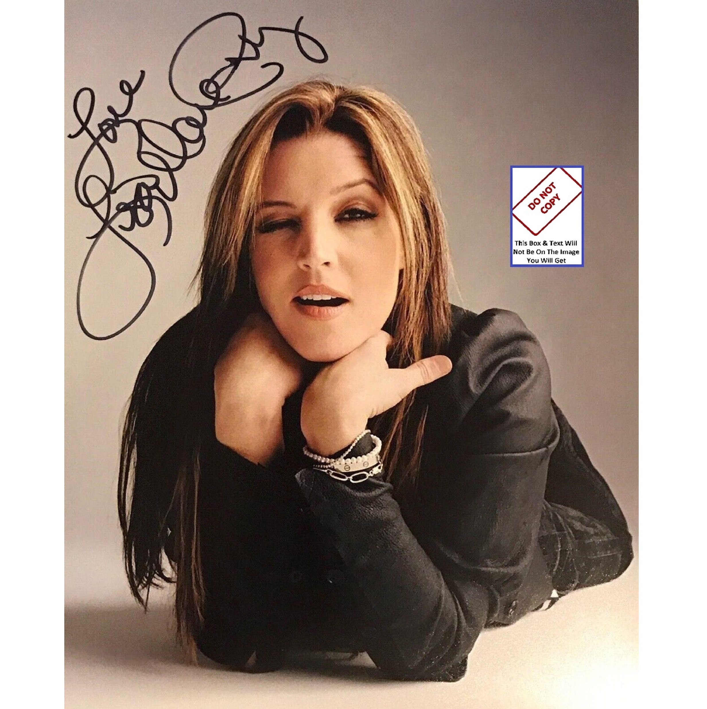 Lisa Marie Presley Signed Autograph Photo Autographed Photo - Etsy