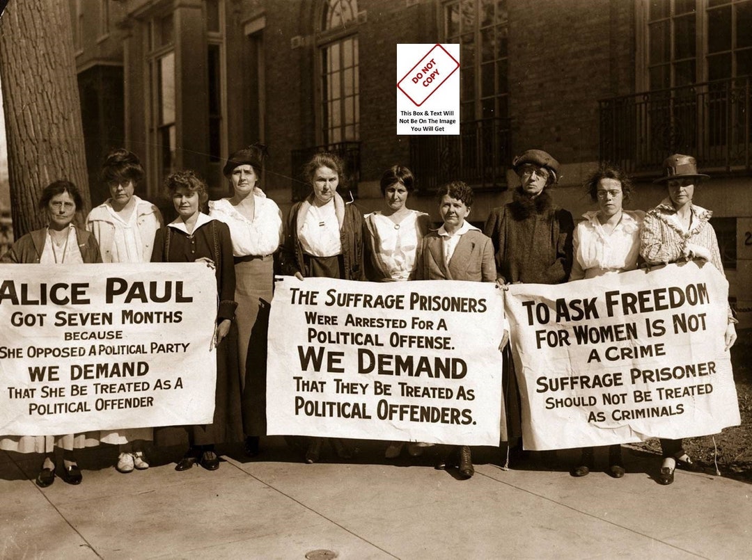 Suffrage March Womens Rights Activist Equality Peace March Sexist Girl ...