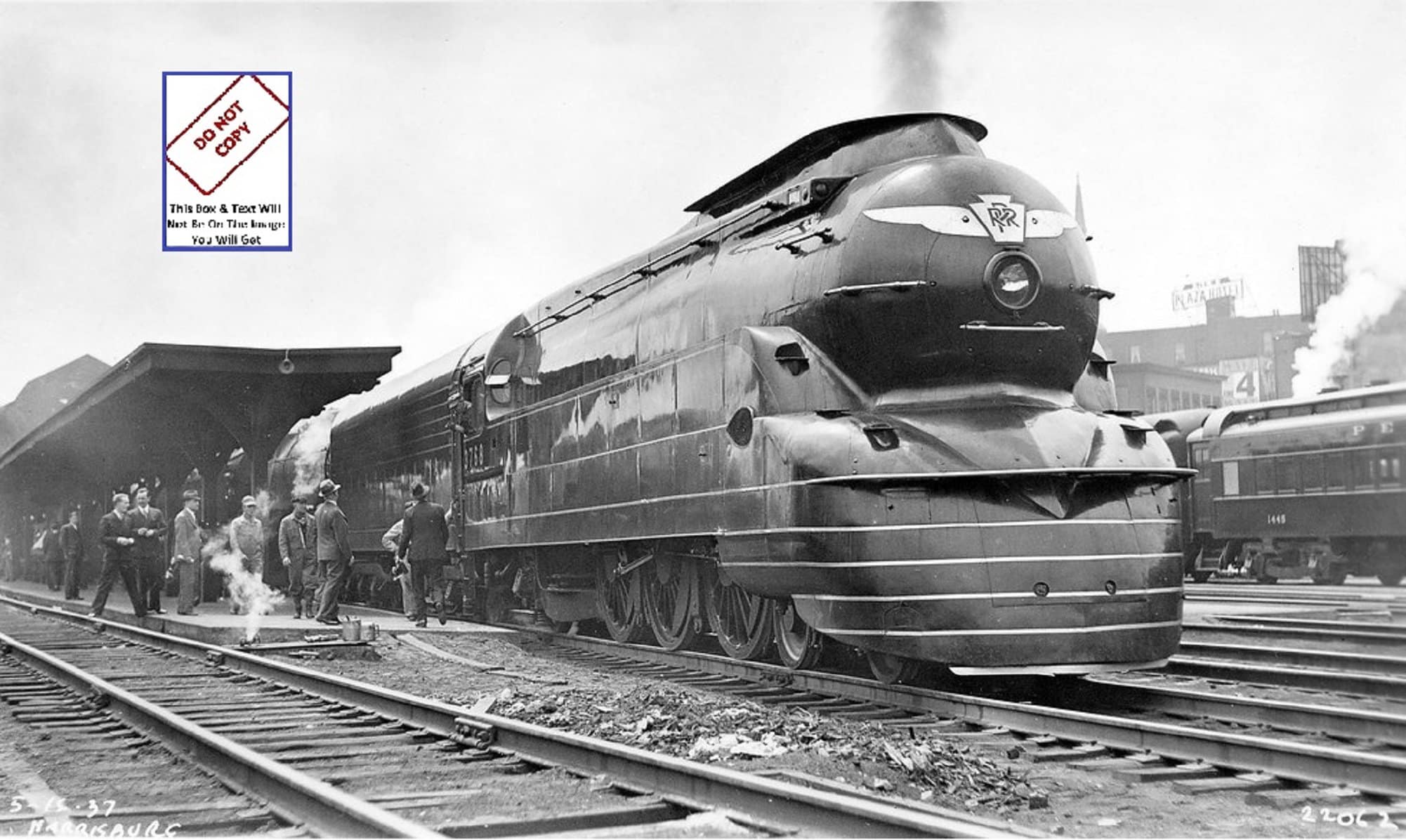 Pennsylvania Railroad Vintage Photo PRR 3768 Steam Locomotive - Etsy