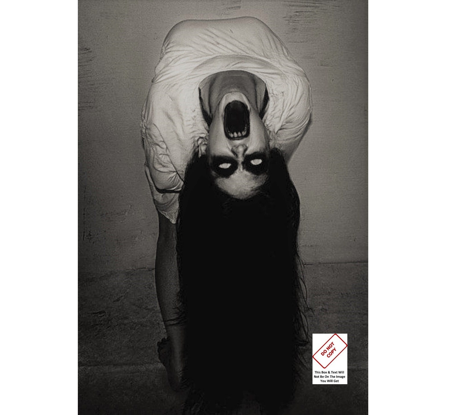 Twisted Possessed Screaming Girl Horror Vintage Photo Weird - Etsy
