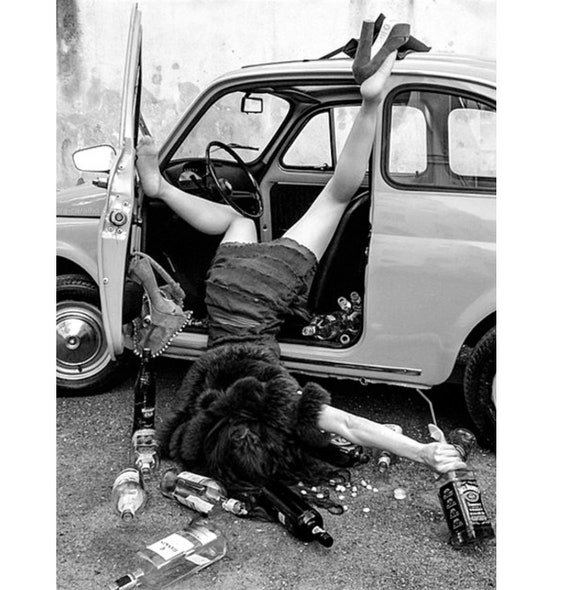 Wasted Drunk Girl Drinking Booze Flapper Girl Vintage Photo - Etsy