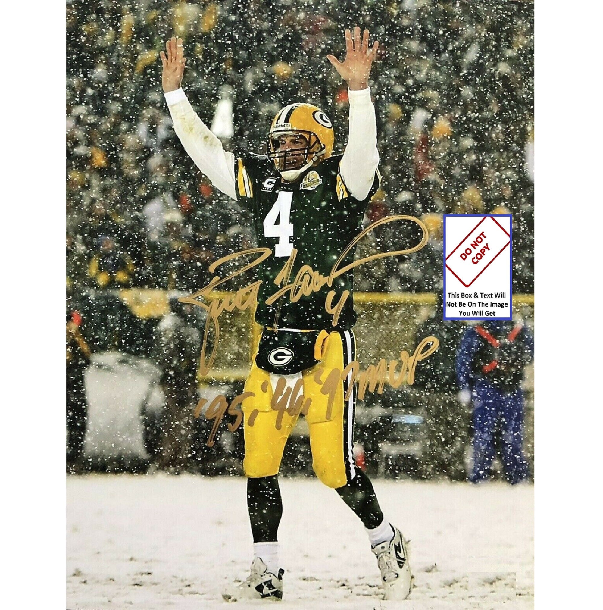 Brett Favre Autograph Signed Photo HOF Packers Brett Favre - Etsy