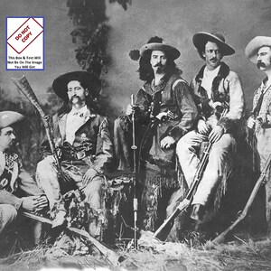 Antique Old West Photo Wild Bill Hickok, Buffalo Bill Cody Texas Jack ...