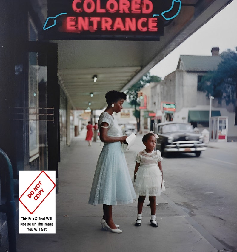 Department Store Segregation in the South Colored Entrance - Etsy