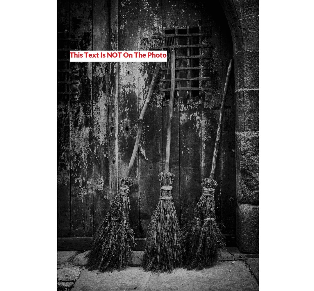Witches Broom Stick Witch Sorcery Antique Halloween Witch Photo Strange ...