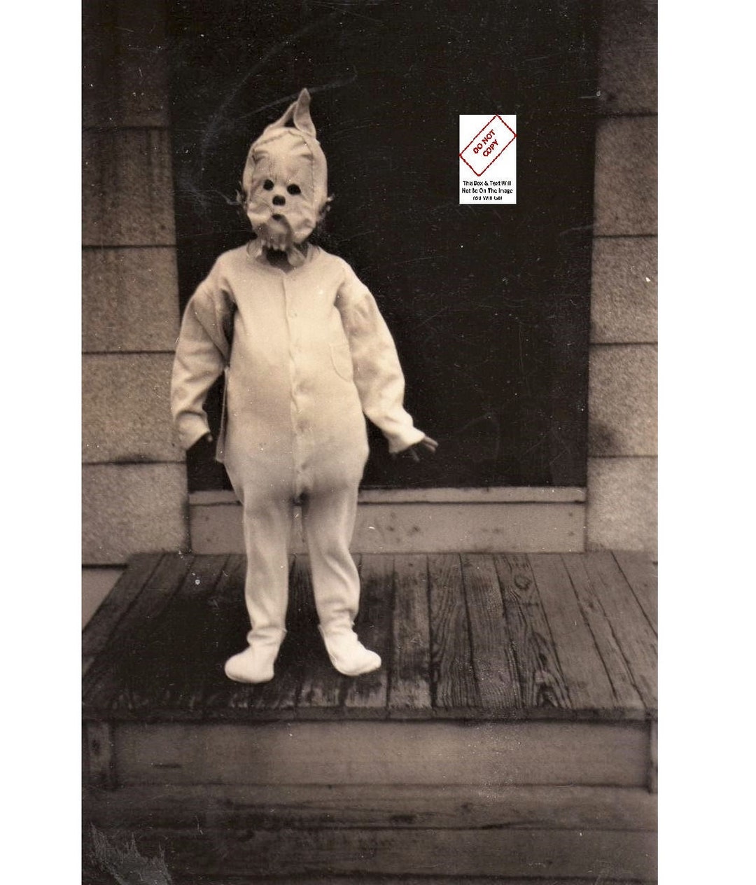 Creepy Bunny Scary Rabbit Sinister Vintage Photo Chilling Spooky ...