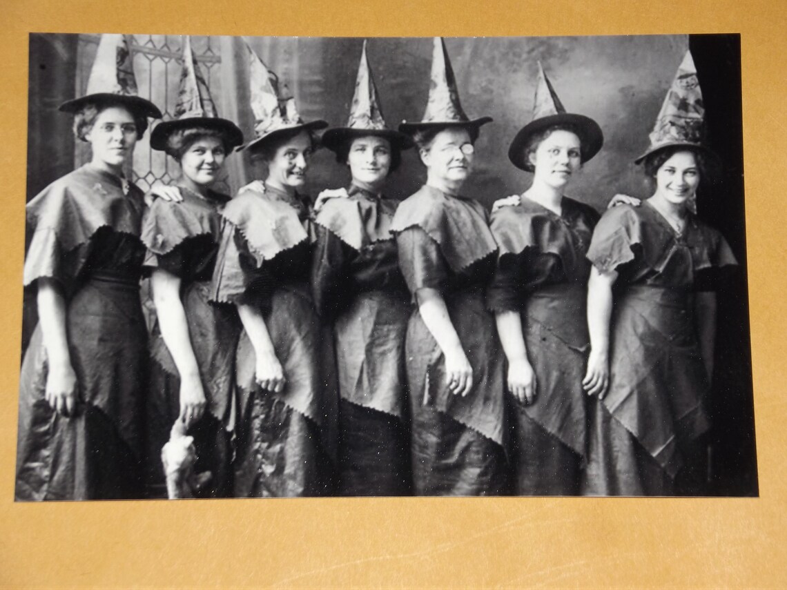 Witches Coven Spooky Witch Black Cat Witchcraft Black Witch - Etsy