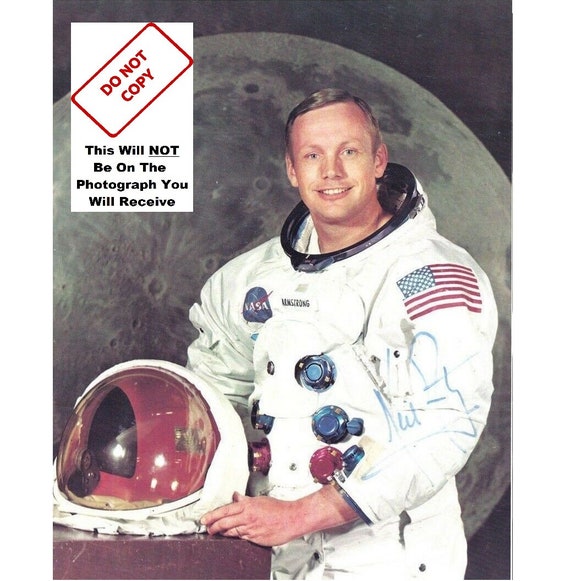 Neil Armstrong Autograph Signed Photo Autographed NASA Photo - Etsy