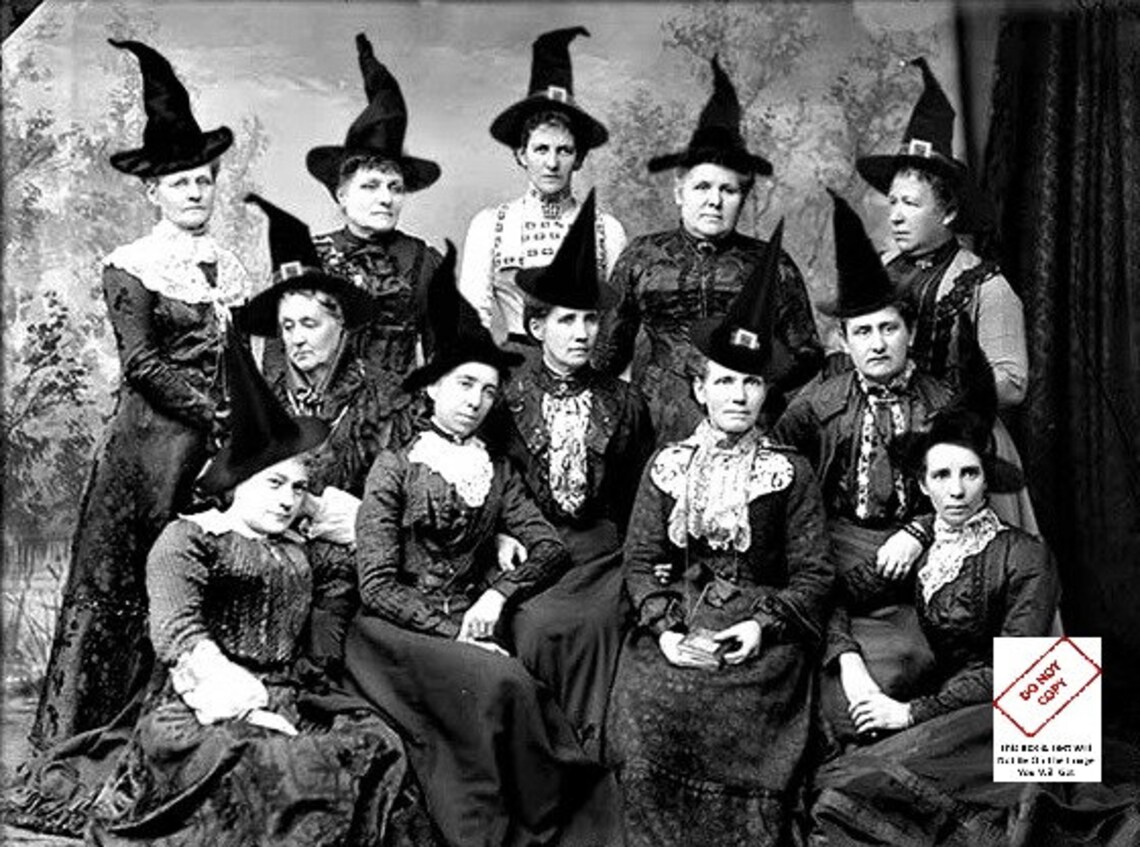 Old Vintage Antique Witch Witchy Photo Witches Party Wizardry - Etsy