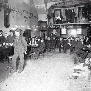 Wild West Saloon Deadwood South Dakota 1880 Vintage Photo Bar Old ...
