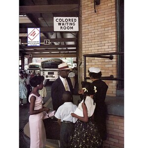 Segregation, Colored Only, White Only, Bus Train Station, Civil Rights ...