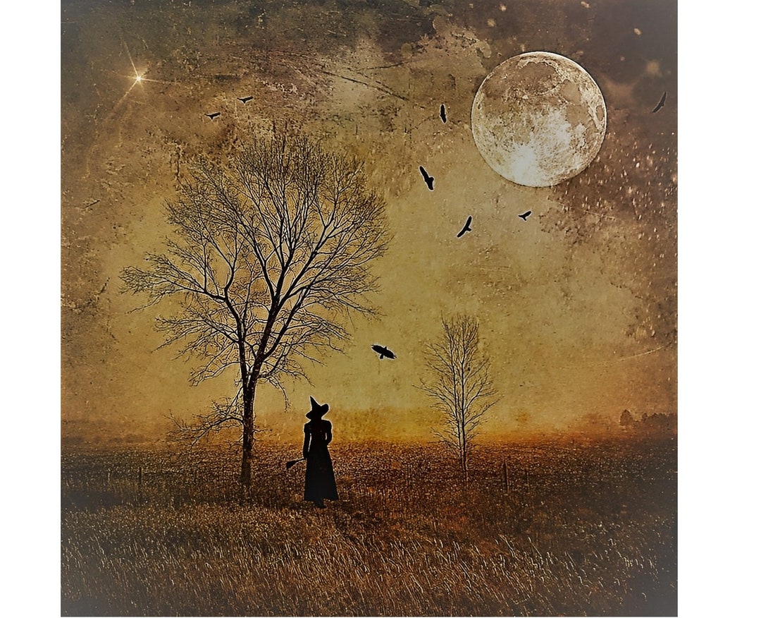 Witchy Photo Season of the Witch Goddess Full Moon Gothic Macabre Art ...