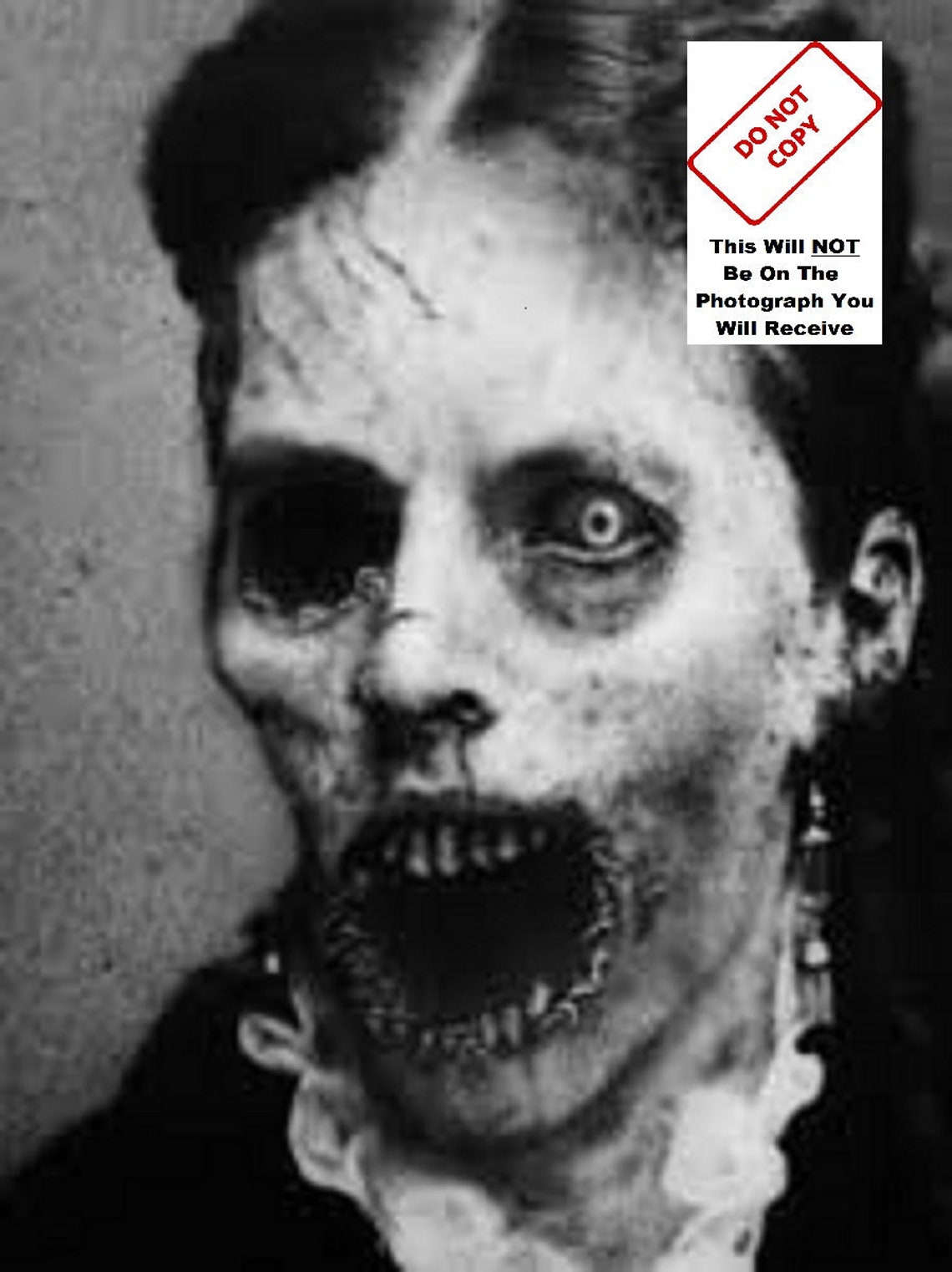 Chilling Demon Possessed Girl Weird Horror Halloween Vintage - Etsy