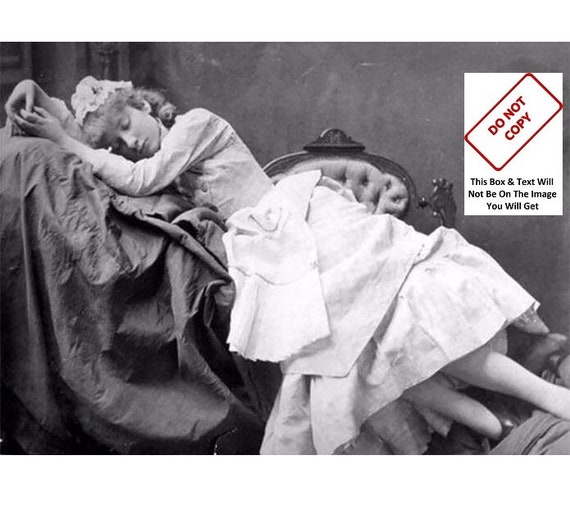 Believed to Be A Post Mortem Death Photo Dead Girl Odd Strange - Etsy India