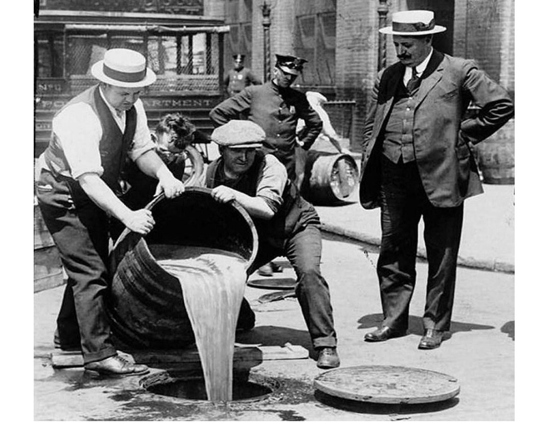 Prohibition Bar Alcohol Ban Liquor Beer Saloon Men Women March Weird ...