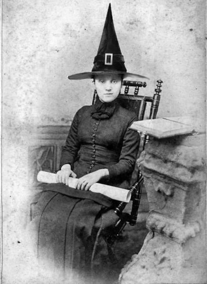 Witch Photo Witches Witchcraft Witchy Halloween Old Vintage - Etsy